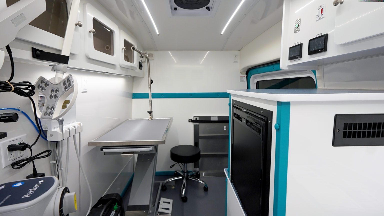 The Dyna, Mobile Pet Care Cargo Van | Wag'n Tails Mobile Vet Clinics