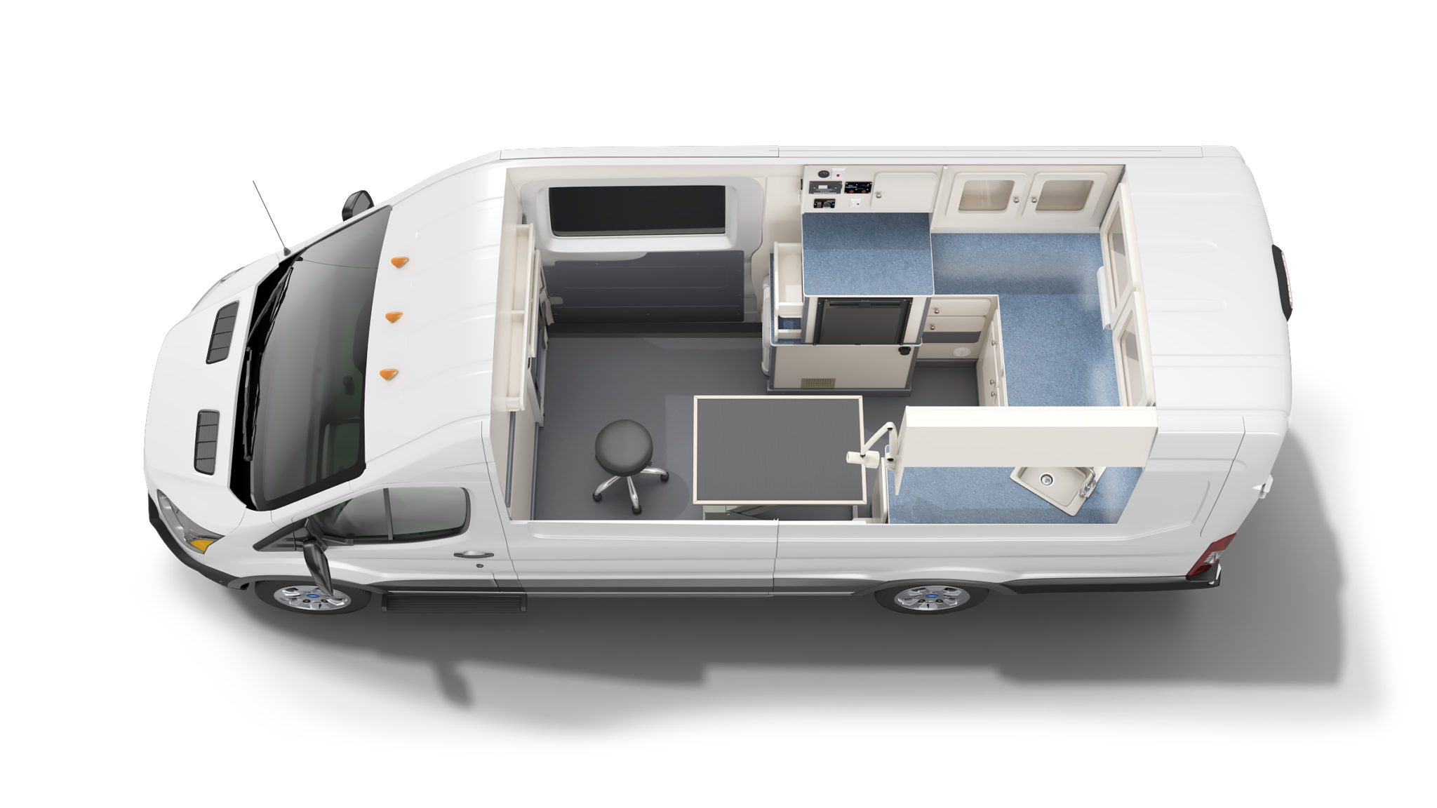 The Dyna, Mobile Pet Care Cargo Van | Wag'n Tails Mobile Vet Clinics